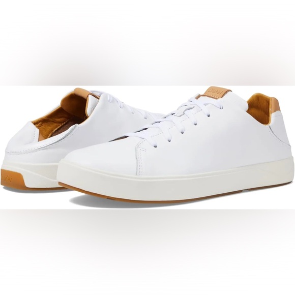 OluKai | Shoes | Olukai Laeahi Lilili White Leather 9 | Poshmark